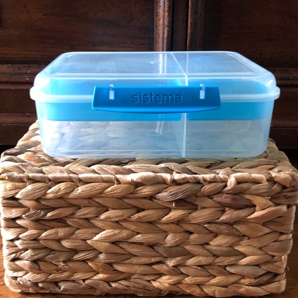 Sistema | Dining | Sistema Blue Large Bento Box Lunch Container | Poshmark